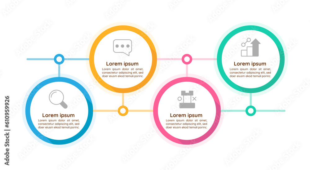 Business analytics infographic chart design template. Editable ...