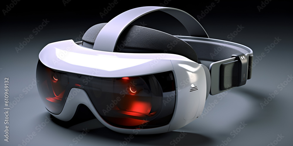 Mixed Reality Goggles, Headset, AR, VR, Futuristic Design, Augmented ...