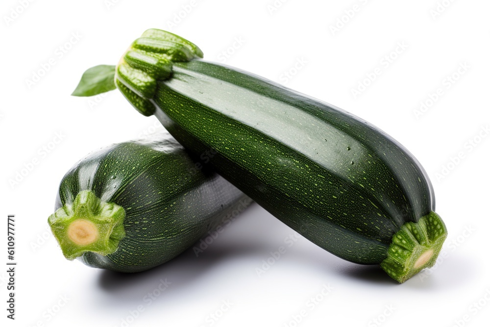 zucchini isolated on white background Stock Illustration | Adobe Stock