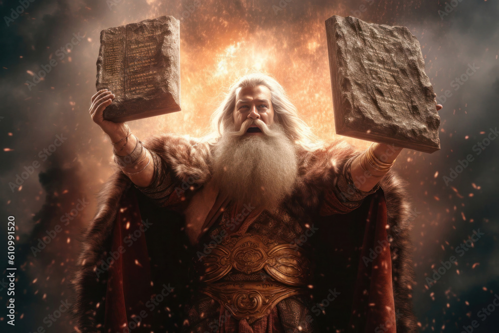 Moses is a central figure in religious history, known for receiving the ...