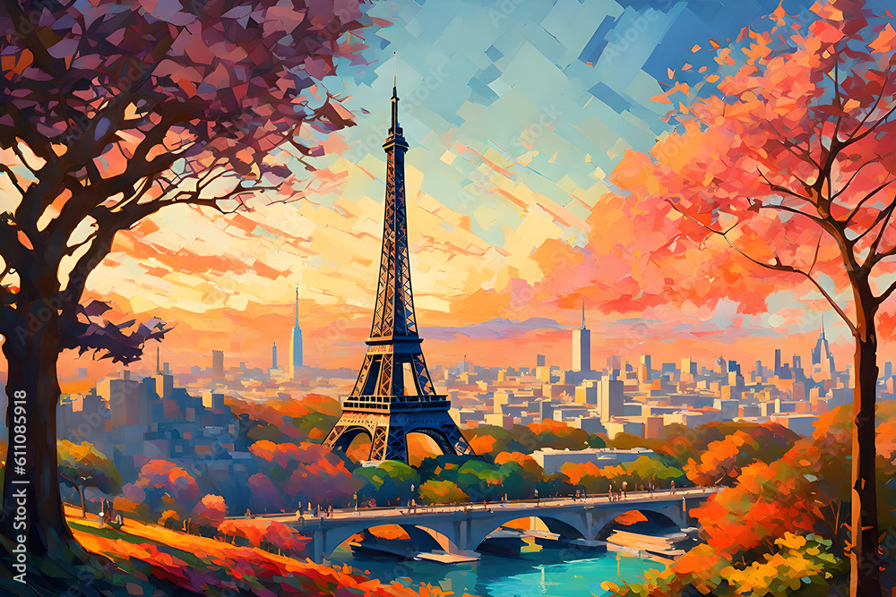 An enchanting illustration captures the elegance and grandeur of the ...