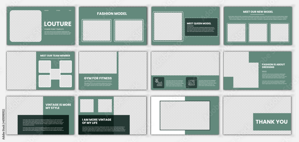 Fashion Brand Onboarding Lookbook Presentation Layout slides template ...
