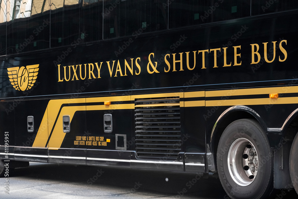 Luxury Vans & Shuttle bus. Taken at Manhattan-NYC-USA on May 2023 ...