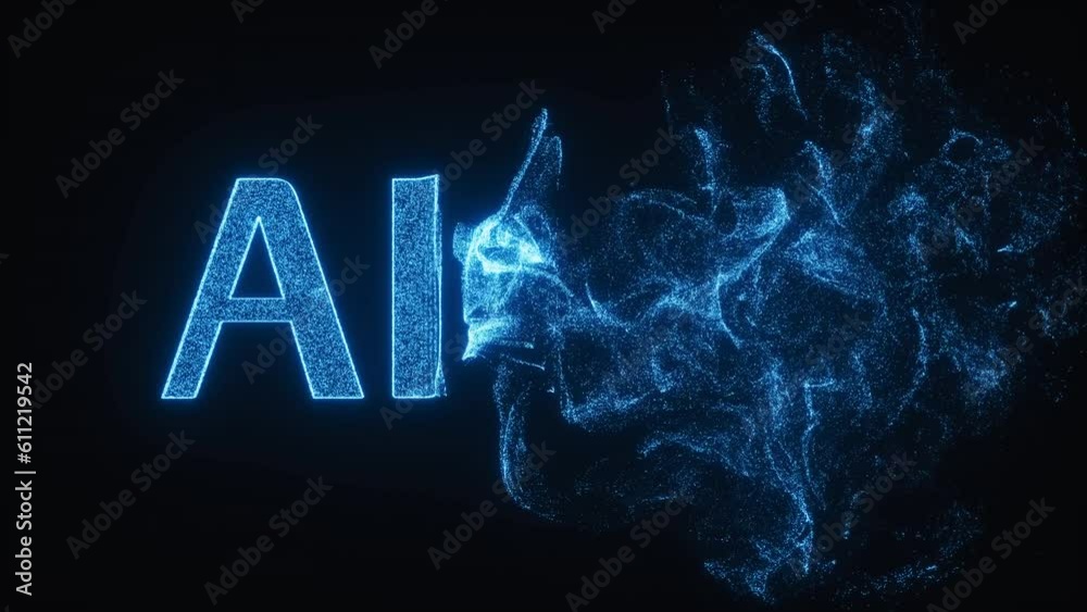 Aigc Concept Logo Of Aigc 3d Rendering Stock Video Adobe Stock