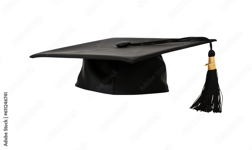 College graduation cap isolated on transparent or white background, png ...