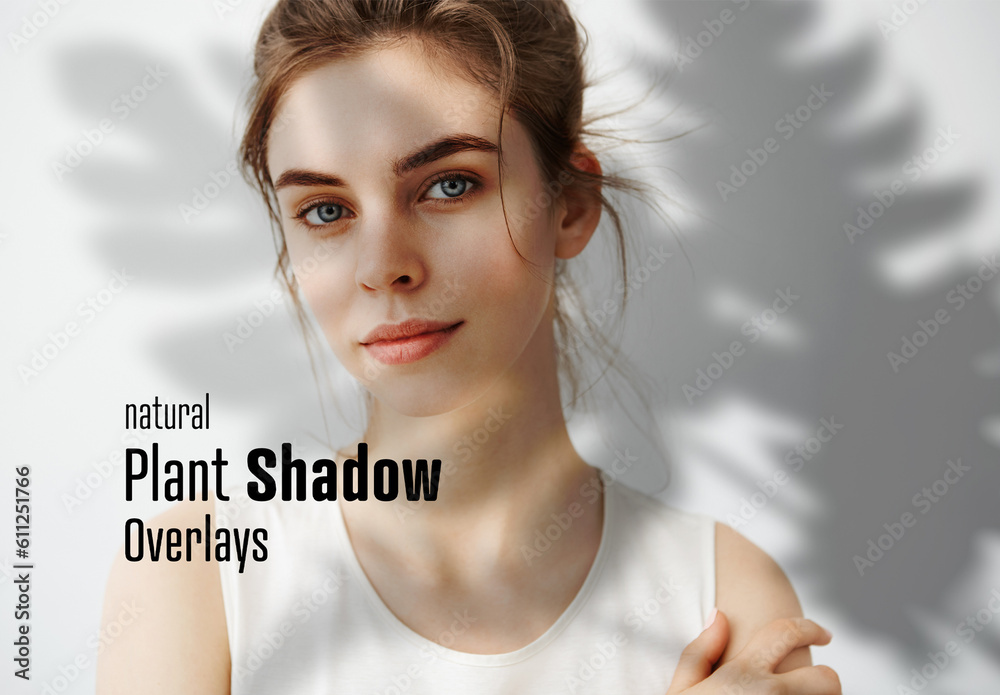 Plant Shadow Overlays Stock Template | Adobe Stock