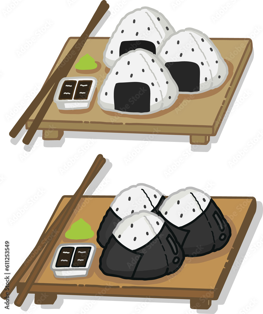 Onigiri - japanese food .Png clipart isolated on transparent background ...
