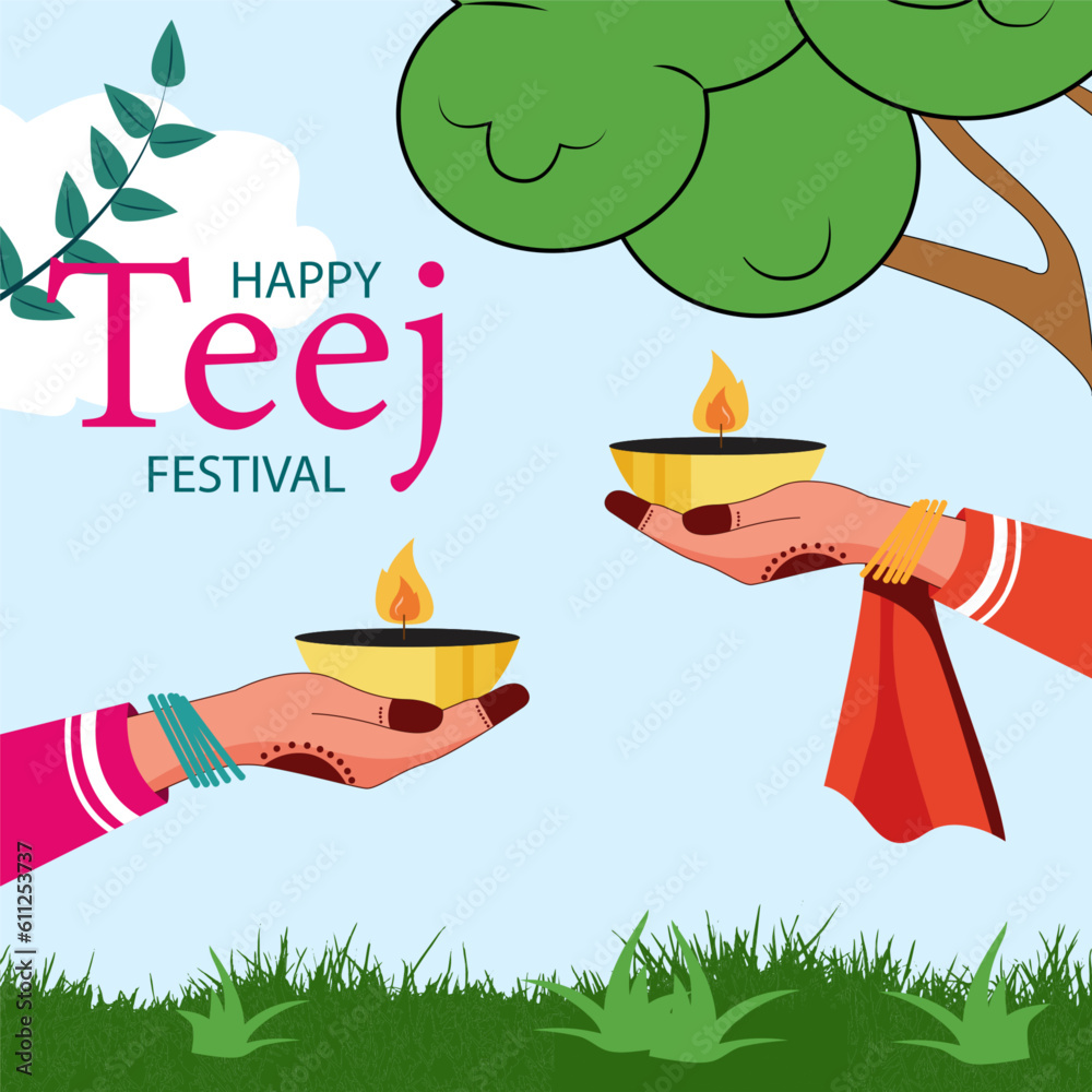 Teej, also known as Hartalika Teej or Hariyali Teej, is a popular Hindu ...