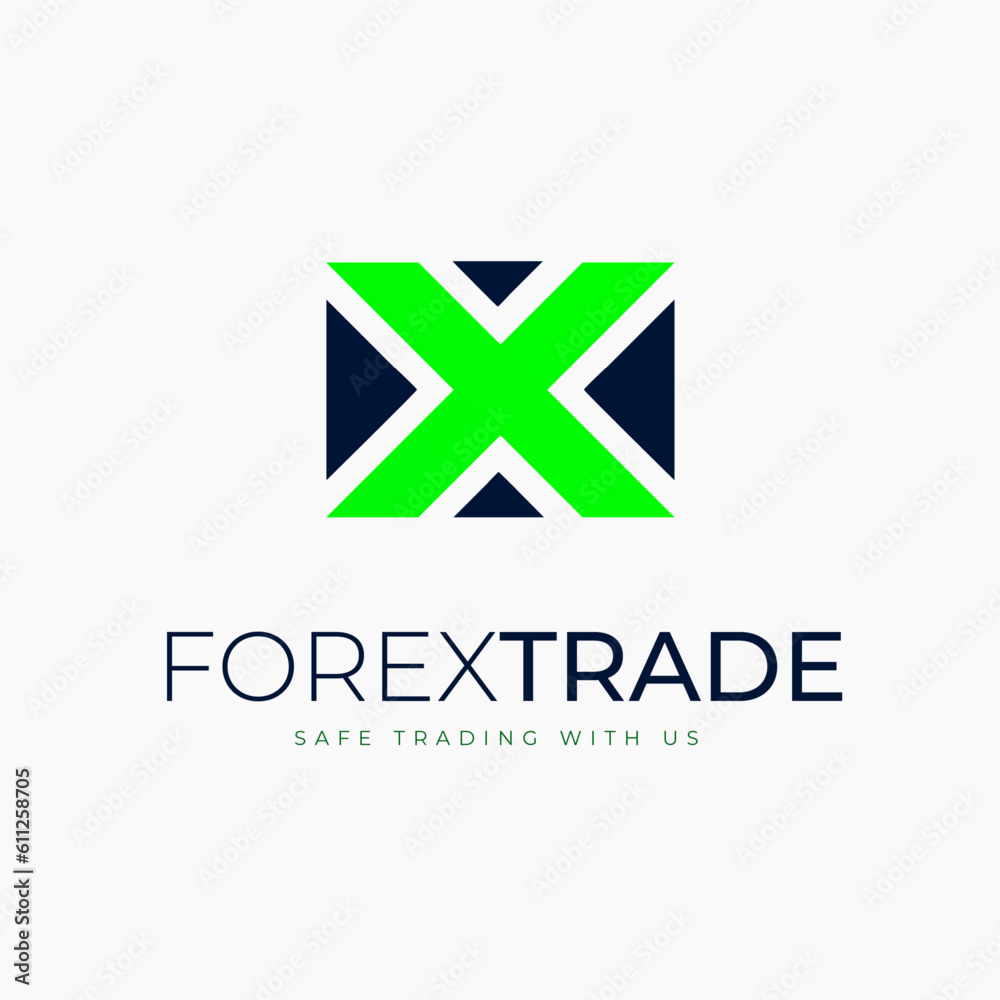 Forex Trading crypto Logo template fully editable text Stock Vector ...