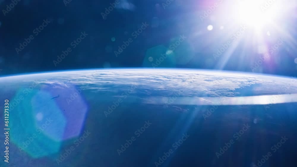 Beautiful Planet Earth seen from space. View from International Space ...