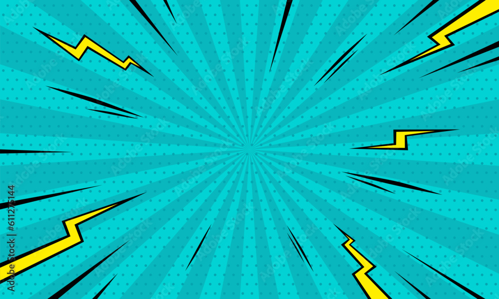 Comic abstract cartoon background design Stock Vector | Adobe Stock