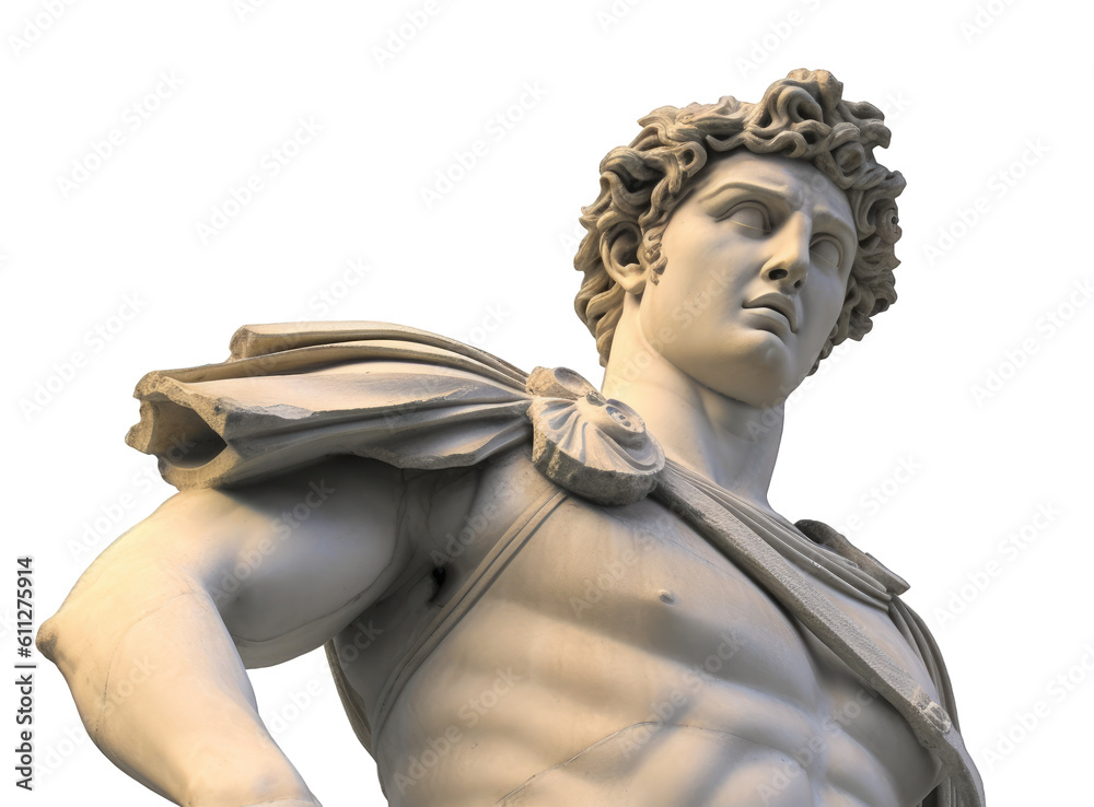 Illustration of the statue of Alexander the Great. Alexander III of ...