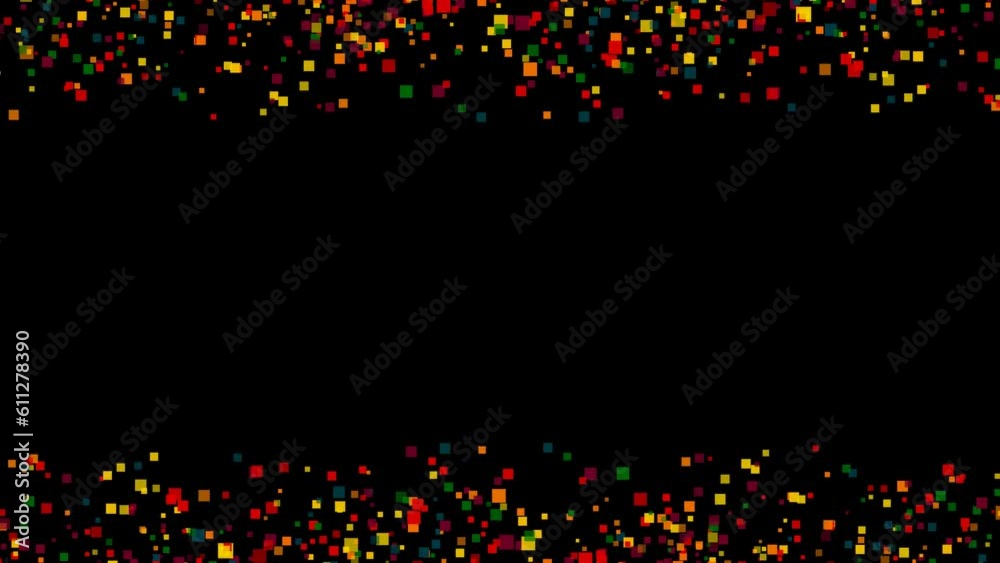 Colorful rainbow Frame,LGBTQ Pride Border Particles ,Rainbow Boarder ...