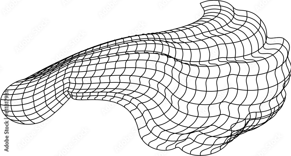 Net flying waving. Texture wave textile. Fabric square cells sea wind ...