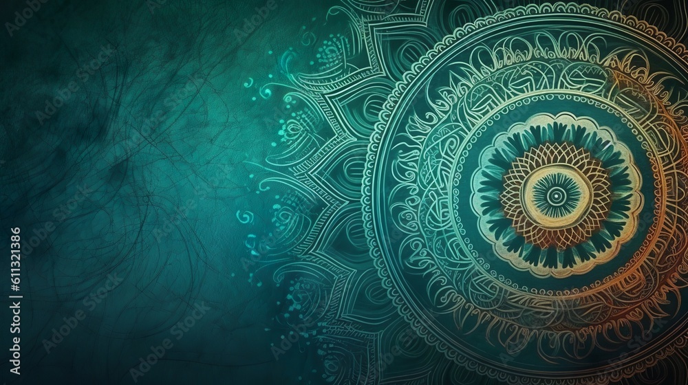 Mandala background, Wallpaper, Generative AI Stock Illustration | Adobe ...