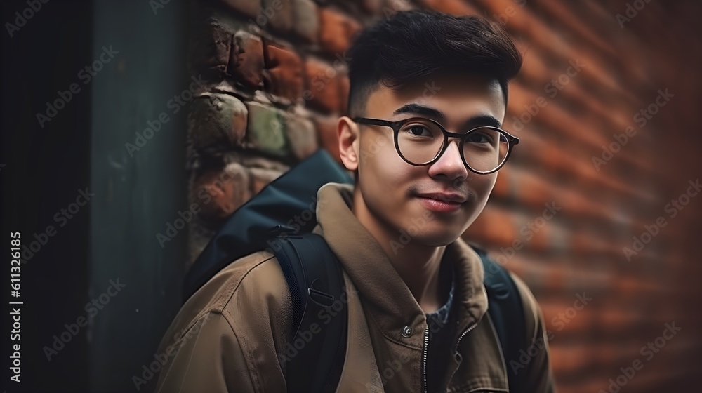 Fictional Person. Enigmatic pathways, college student follows the ...