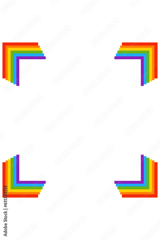 Pride month frame / Lesbian, gay, bisexual, and transgender flag ...