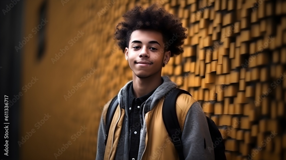 Fictional Person. Mural inspiration, college student's pose amplifies ...