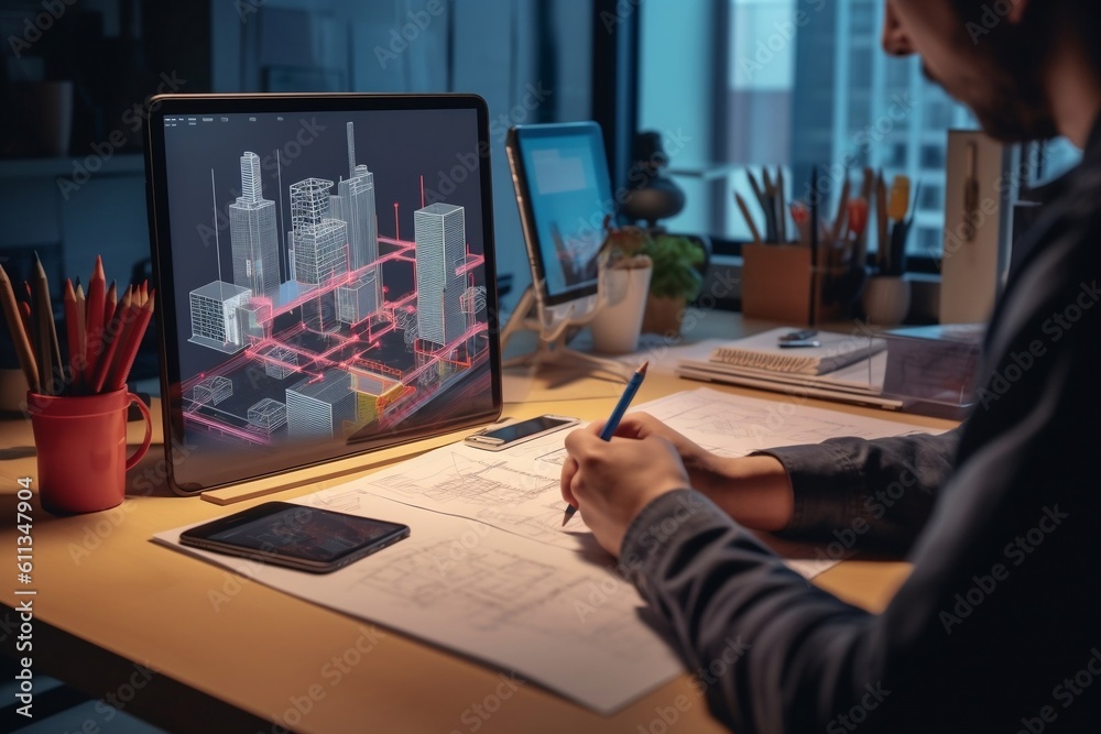 Designer Utilizes Augmented Reality for Mobile App Interface Wireframe ...