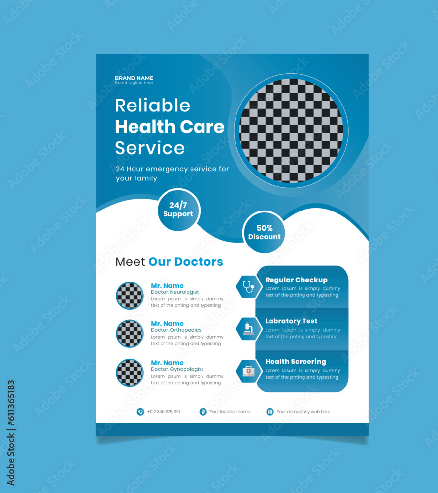 Medical Flyer Design, Modern Flyer Design, Corporate Flyer Design ...