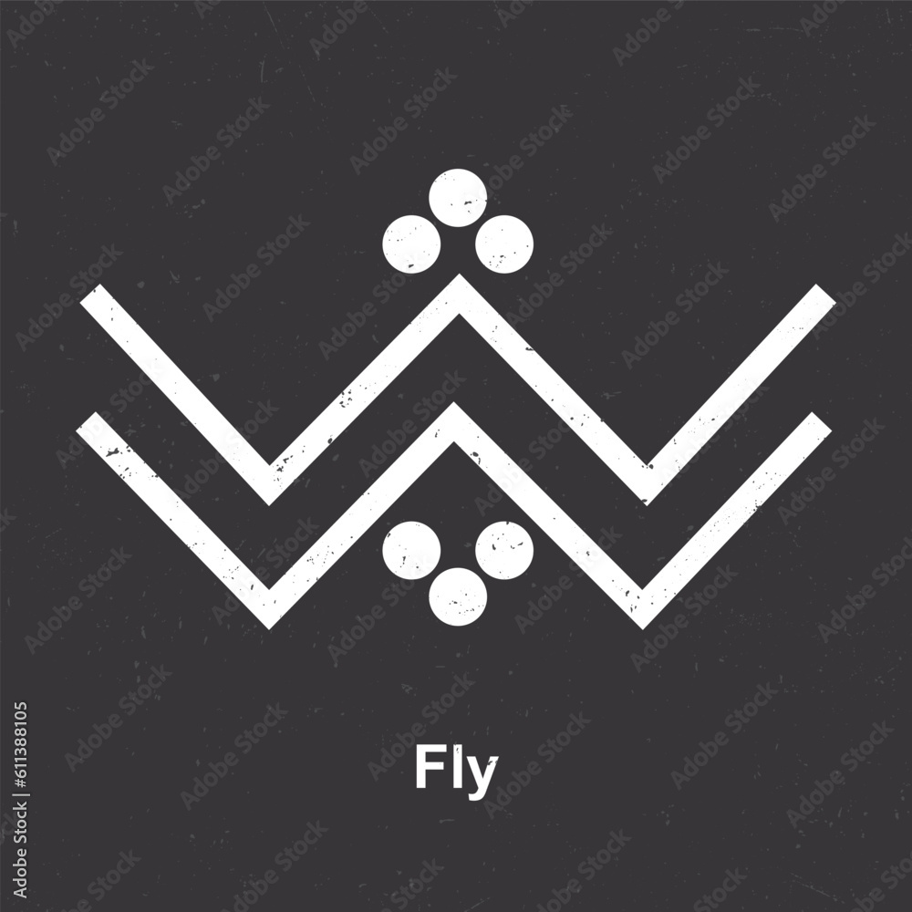 Fly Symbol - Berber Symbol, Amazigh Symbol, North African Amazigh ...