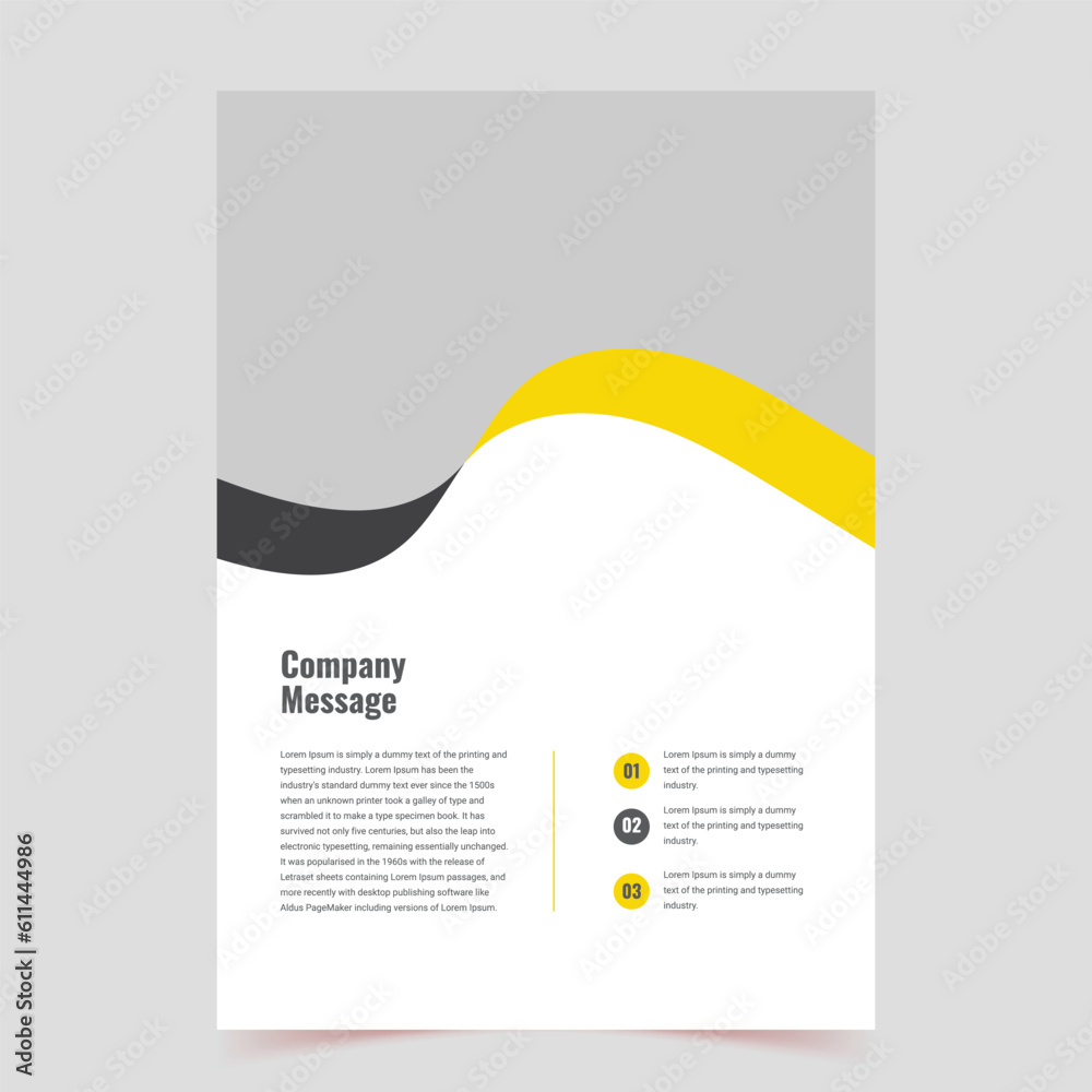 brochure, template, medica, cover, banner, clean brochure template with ...