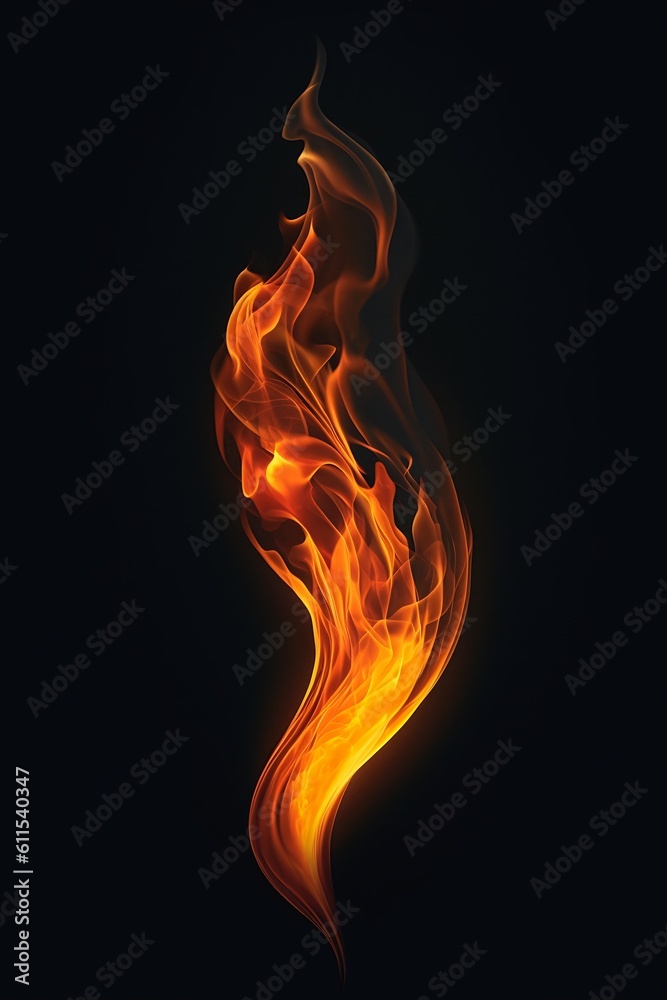 fire flame digital high softened diffuse light blows smoke avatar ...