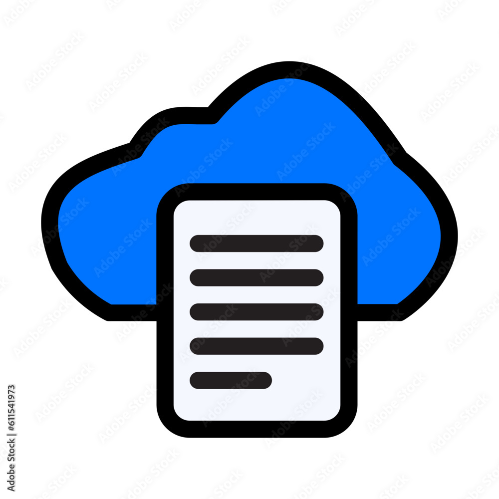 Document Icon represents documents and files, both digital and physical ...