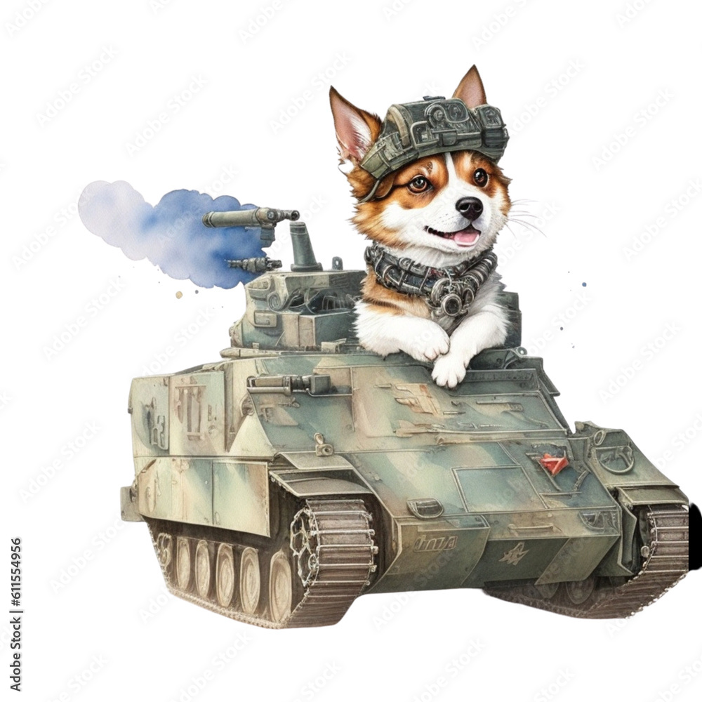 Boy as a Tank Driver Transparent PNG, Cute Animal illustration ...