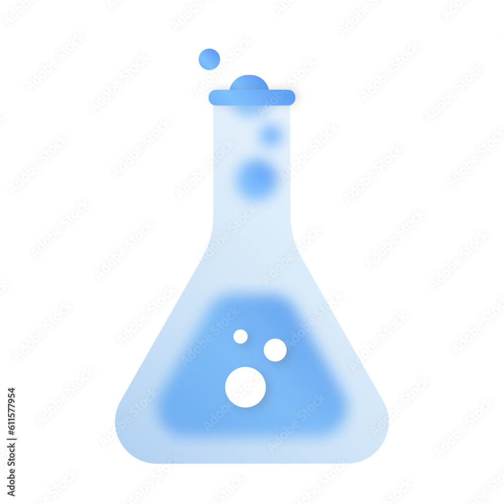 Lab Bottle Science Glassmorphism Icons and Symbol Png Svg Illustrator ...