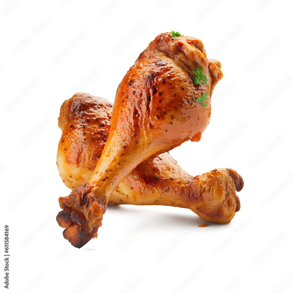 Roasted chicken png Stock Illustration | Adobe Stock