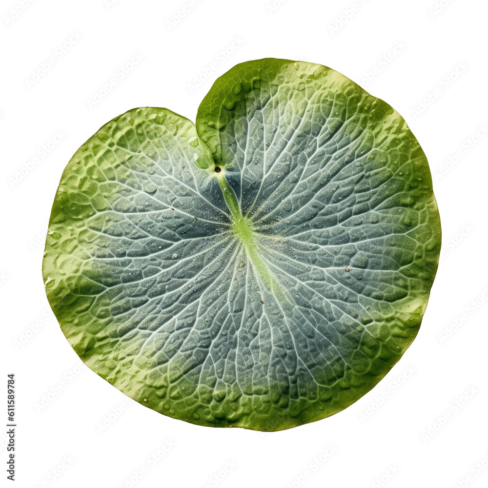 Lily pad isolated on transparent background, created with generative AI ...