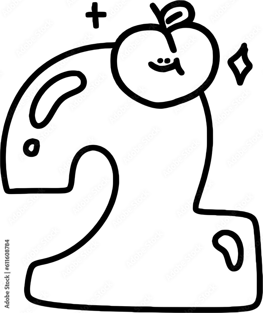 coloring alphabet for kids outline letters Stock Illustration | Adobe Stock