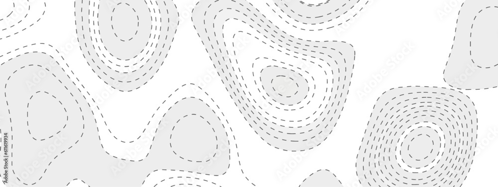 Black and white lines seamless Topographic map patterns, topography ...