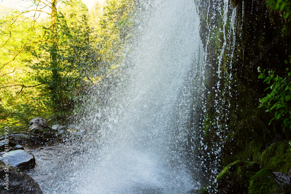 Remote waterfall with a wilderness feel and no signs of civilization ...