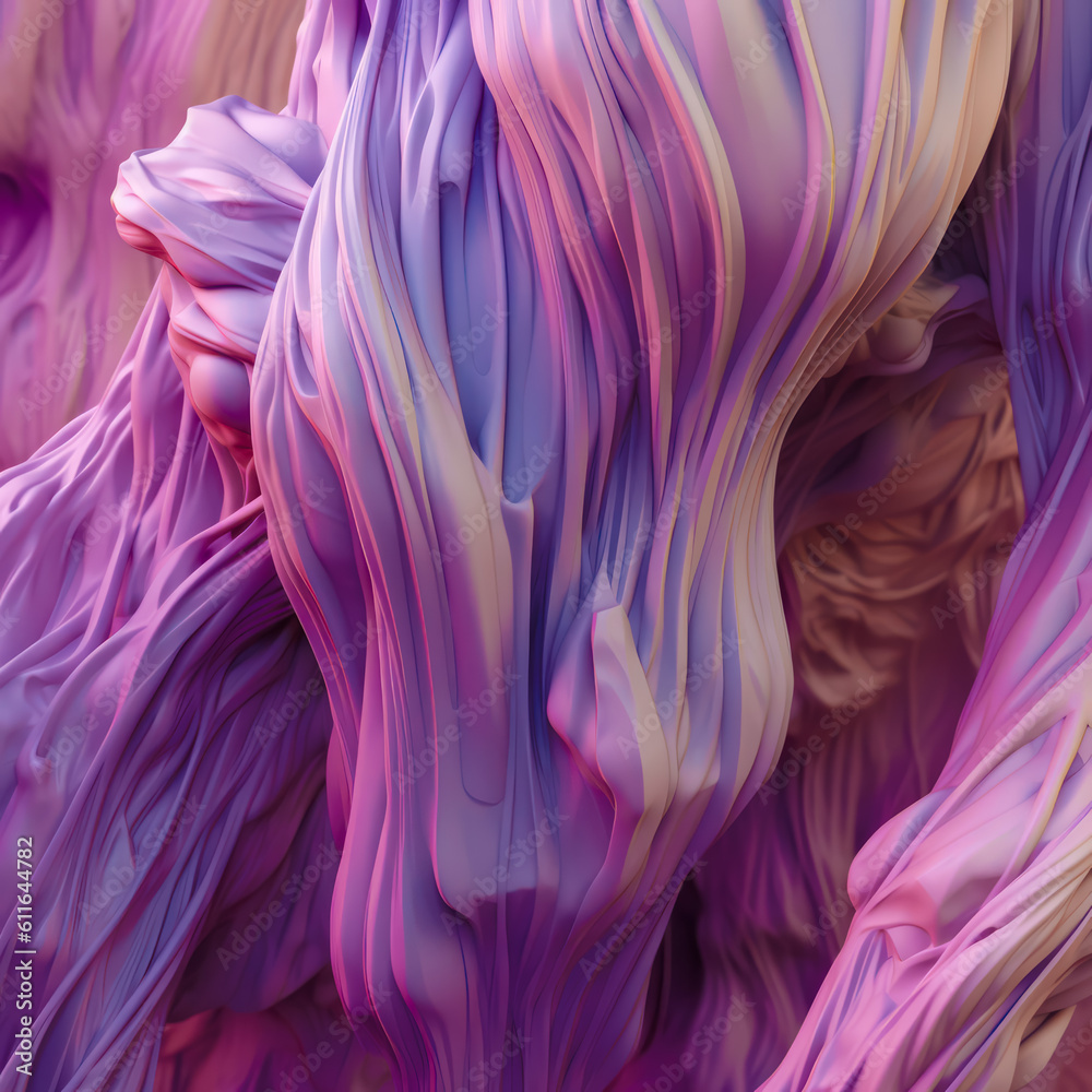 abstract art elements made of slime and liquid, chaotic shapes, plastic ...