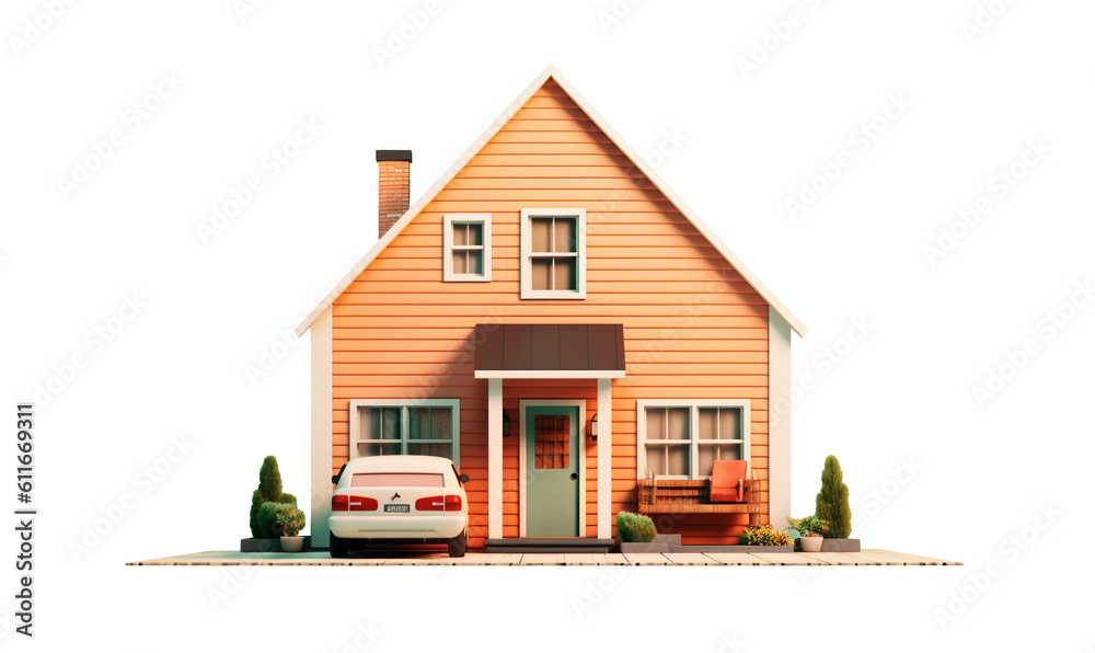 house in the form of house HD transparent background PNG Stock ...