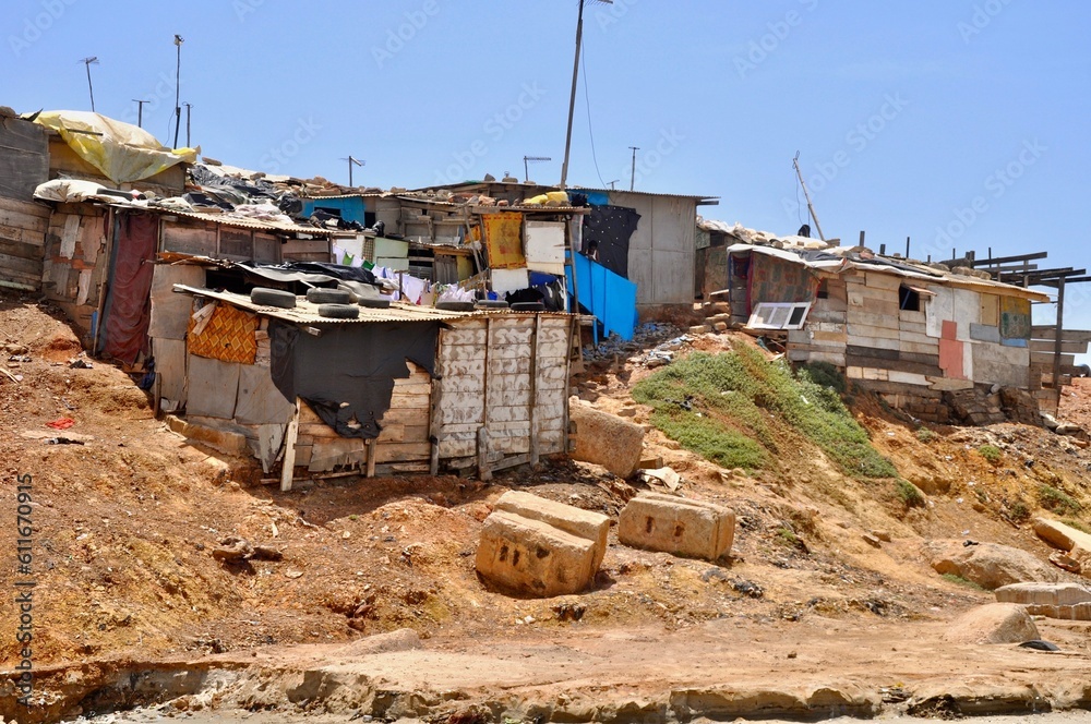 Slum area in Accra, Ghana Stock Photo | Adobe Stock