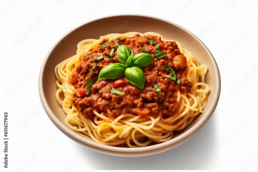 Transparent PNG Image of Vegan Spaghetti Bolognese, Generative AI ...