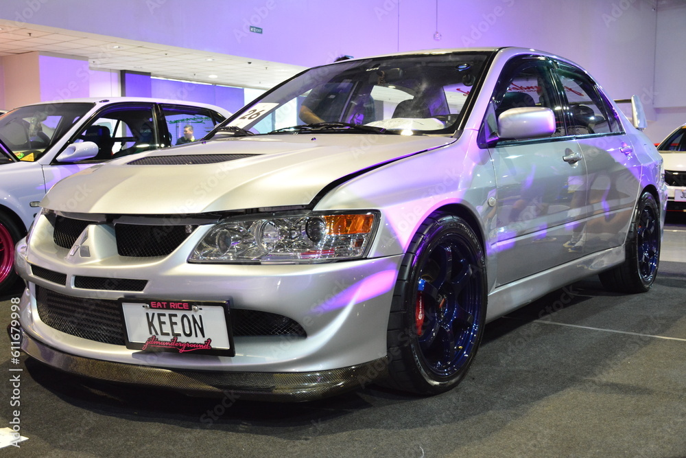 Mitsubishi lancer evolution at JDM Underground car show in Pasay ...