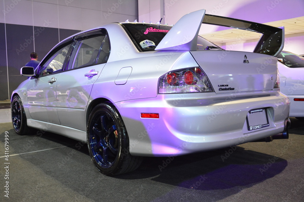 Mitsubishi lancer evolution at JDM Underground car show in Pasay ...