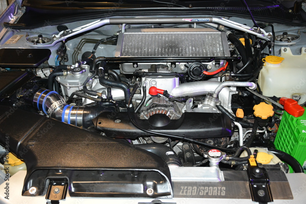 Subaru impreza wrx engine at JDM Underground car show in Pasay ...