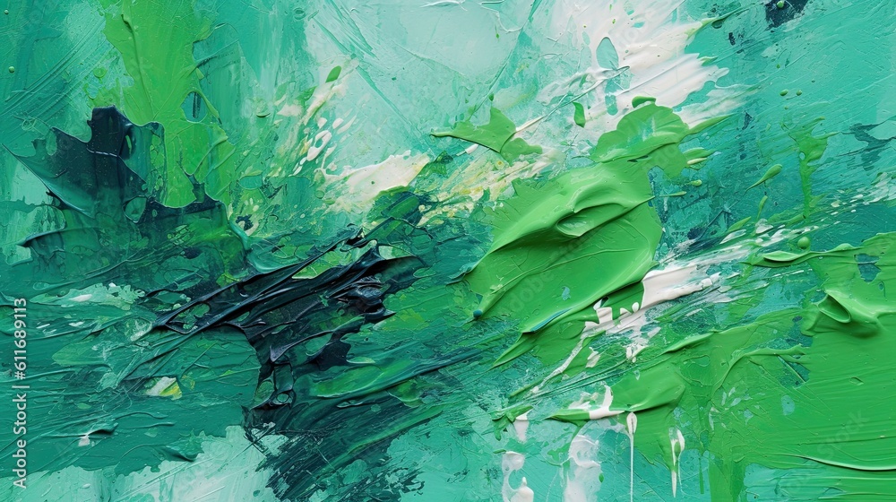 Green Paint Smear Background, Generative AI Illustration Stock ...
