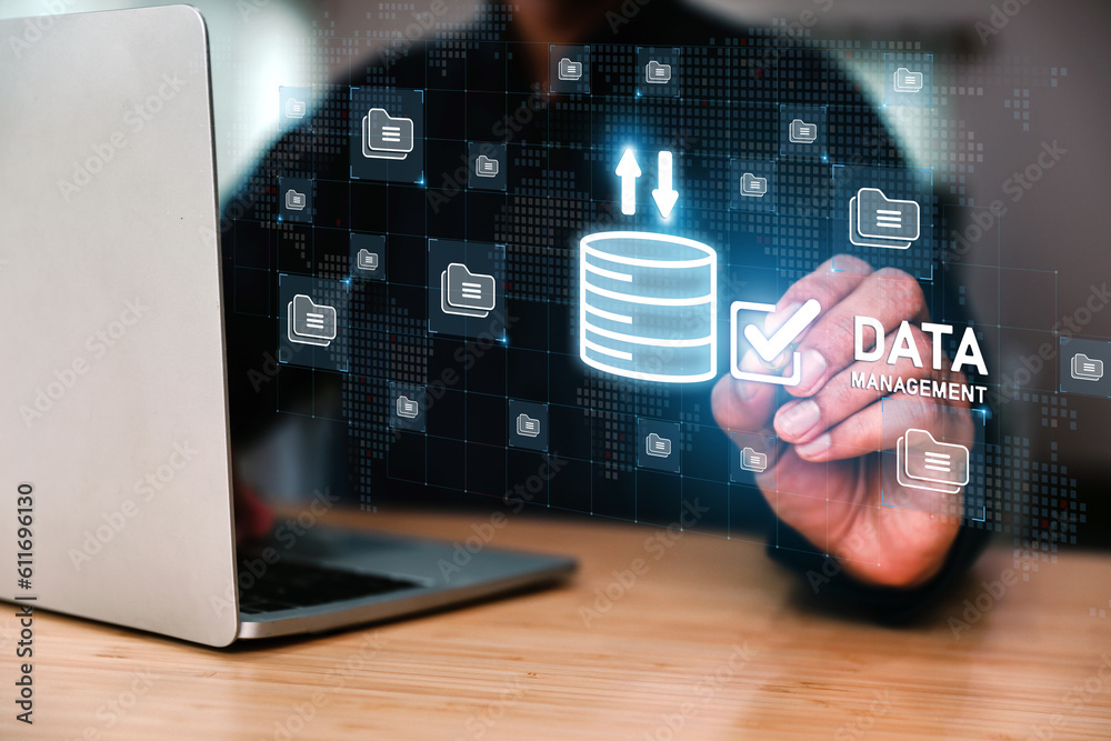 Cloud computing data management technology system for computer network cyber security or ...