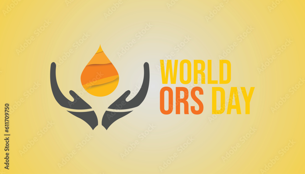 Vector illustration on the theme of World ORS day observed each year on ...