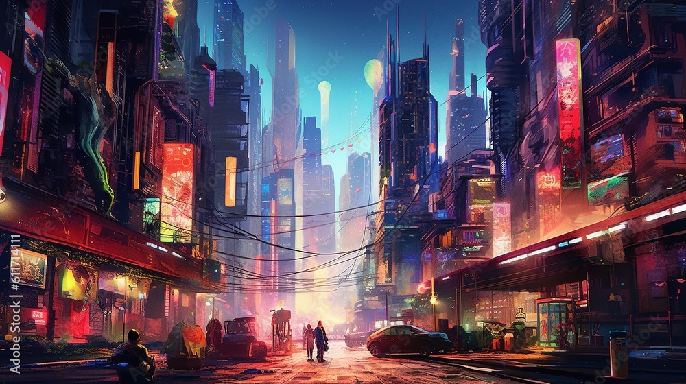 A sci-fi dystopian city with a rebellion and a corrupt government ...