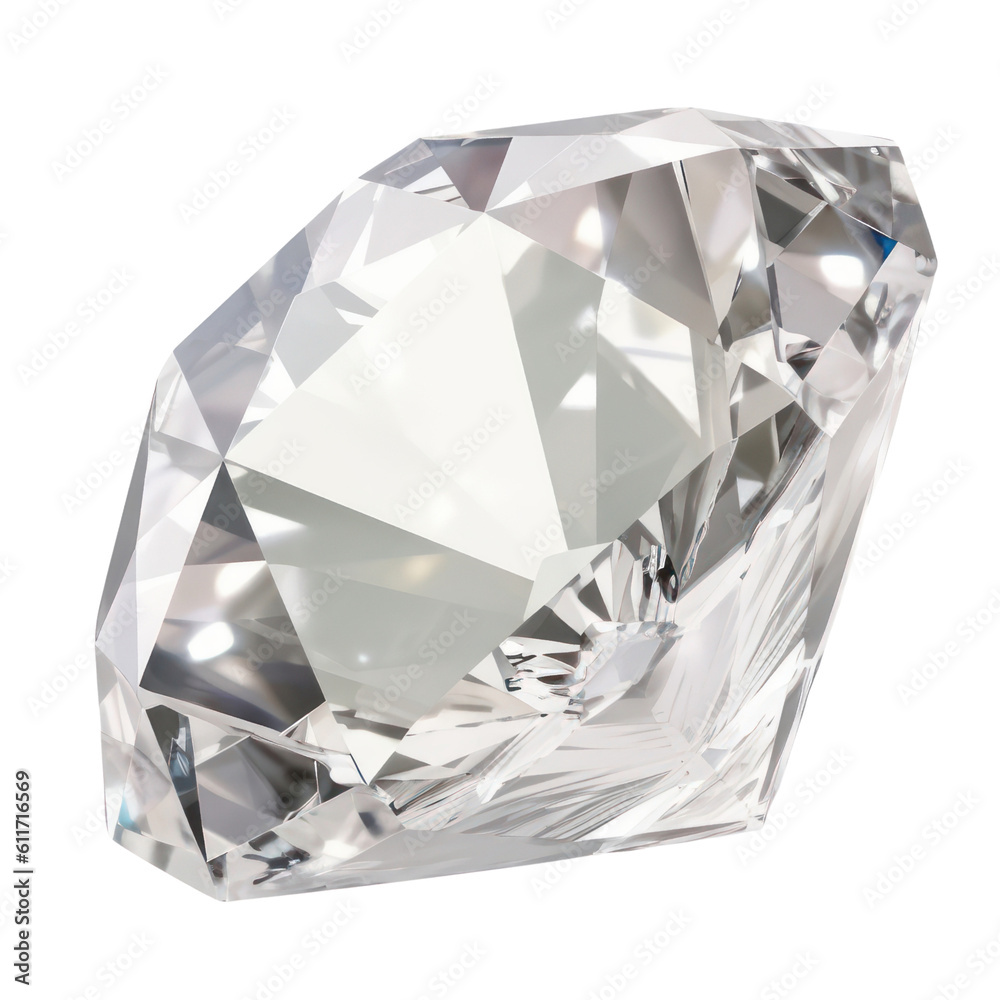 diamond isolated on transparent background cutout Stock Illustration ...