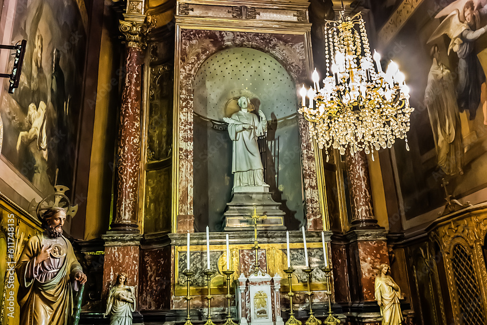 Foto de Interior of Roman Catholic Perpignan Cathedral of Saint John ...