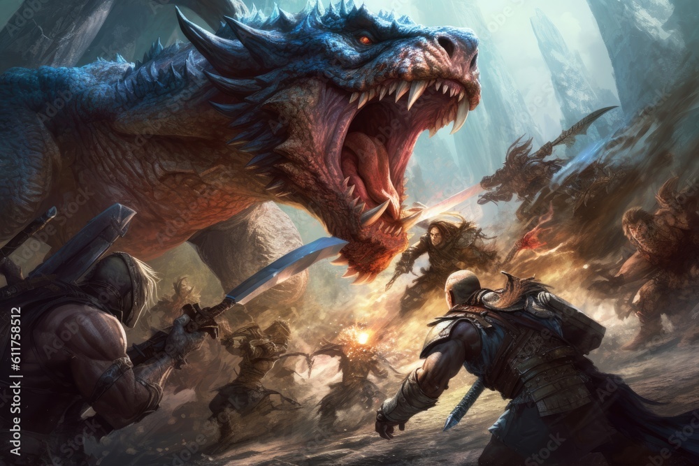 Embark on an epic fantasy adventure into a realm of mythical creatures ...