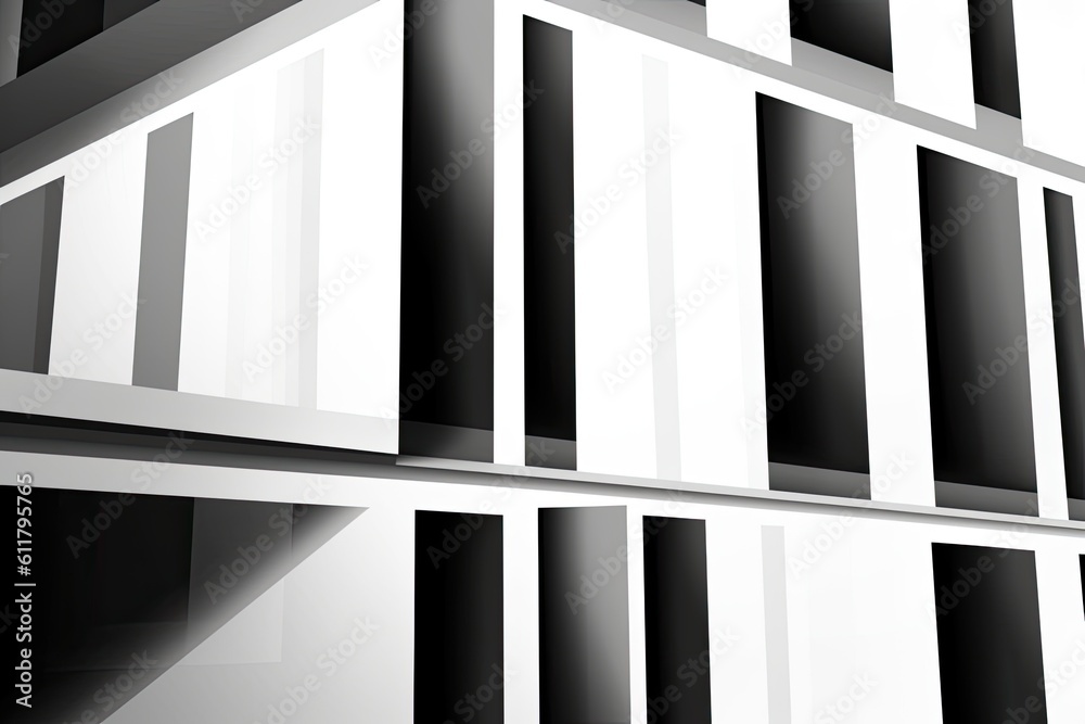 buildings' shadows. Sunlight-infused abstract architecture background ...